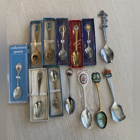 Accents | Collectible Souvenir Spoons Collectors Set Of 13 Disney ...